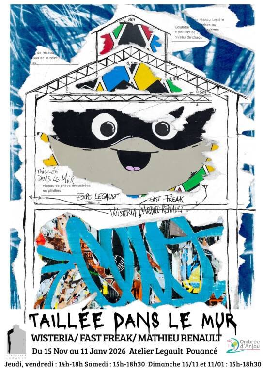 Exposition Taillé dans le mur - Atelier Legault - Ombrée D'anjou ...